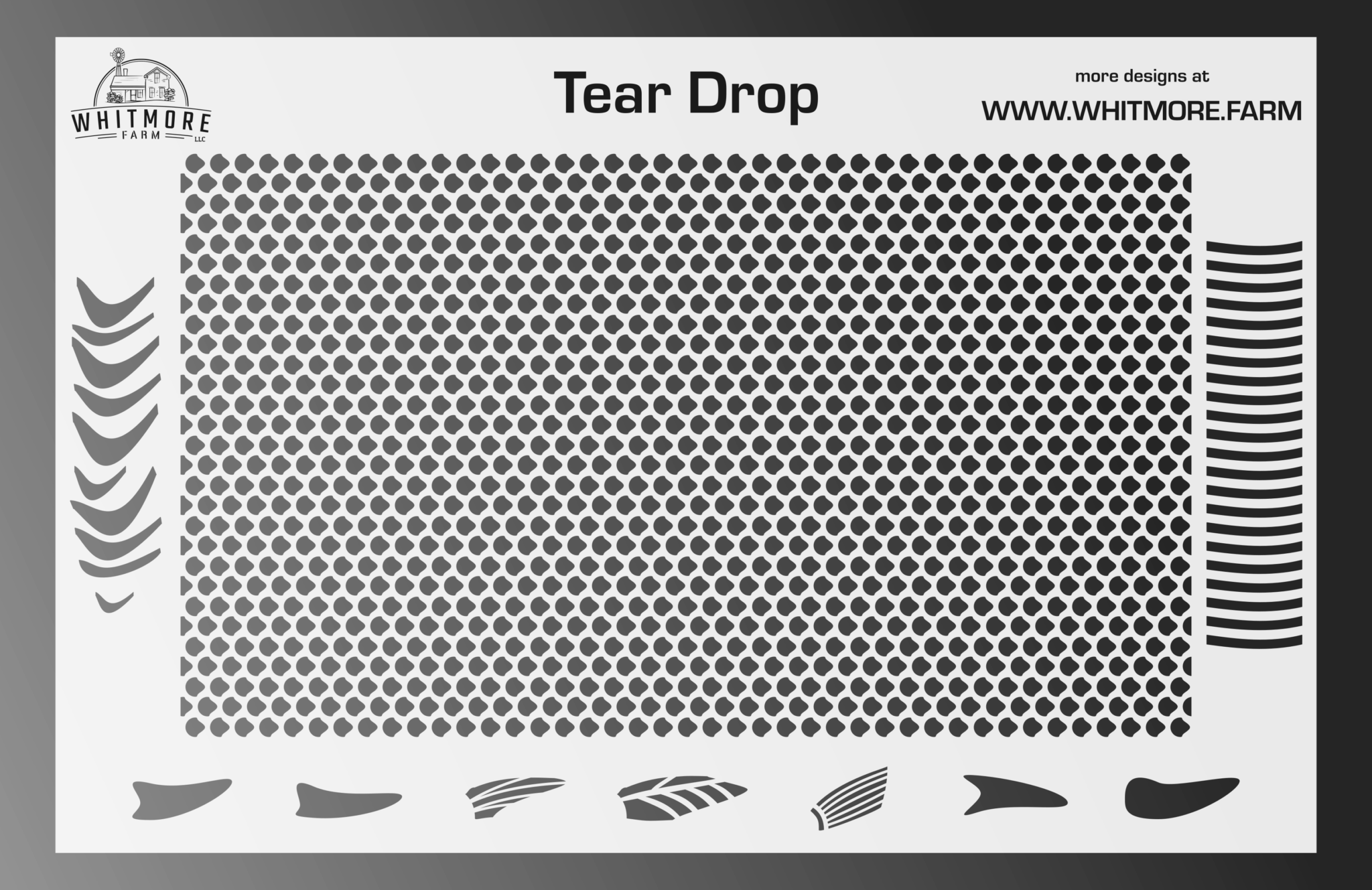 Scale v9 Mesh Fishing Lure Airbrush Stencil – Whitmore Farm